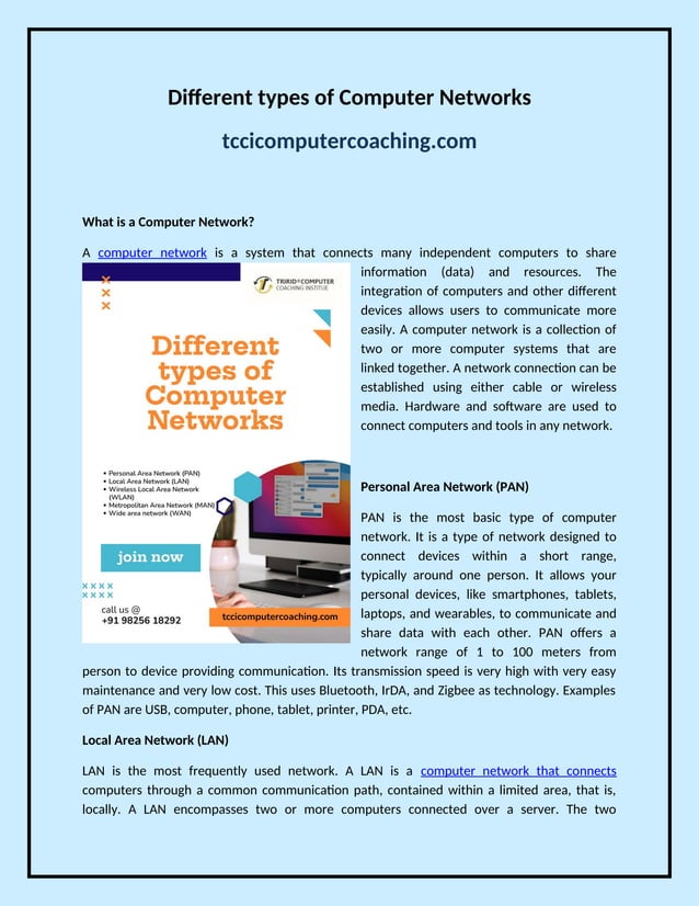 Different types of Computer Networks.doc