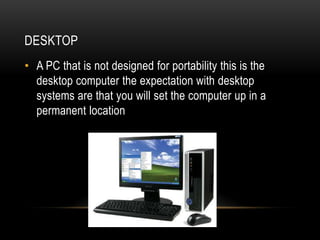 Different types of computers | PPTX