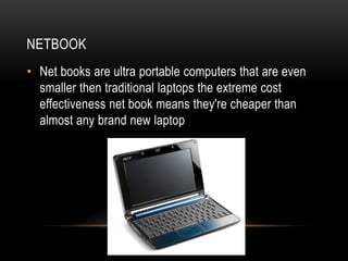 Different types of computers | PPTX