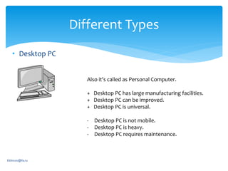 Different_types_of_computers | PPTX