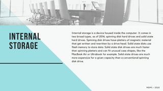 Different types of computer storage - Eulises Melo | PPT