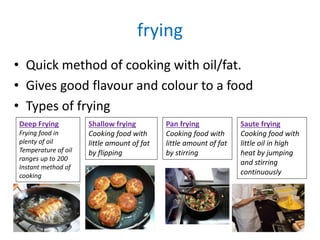 Different types of cooking method | PPT