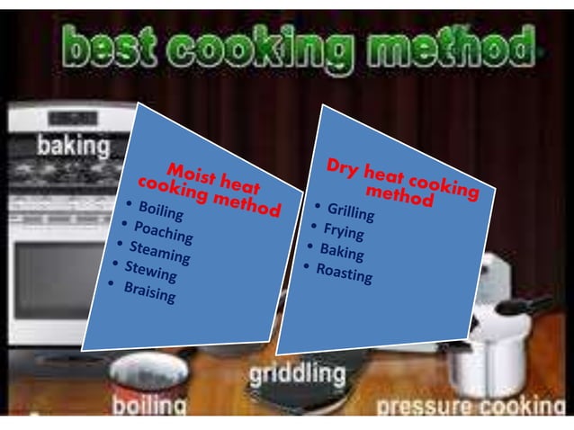Different types of cooking method | PPT | Cooking | Food & Drink