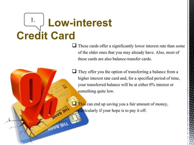 Different Types Of Credit Cards And Features | PPTX