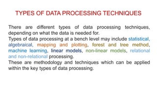 Different types of data processing | PPT