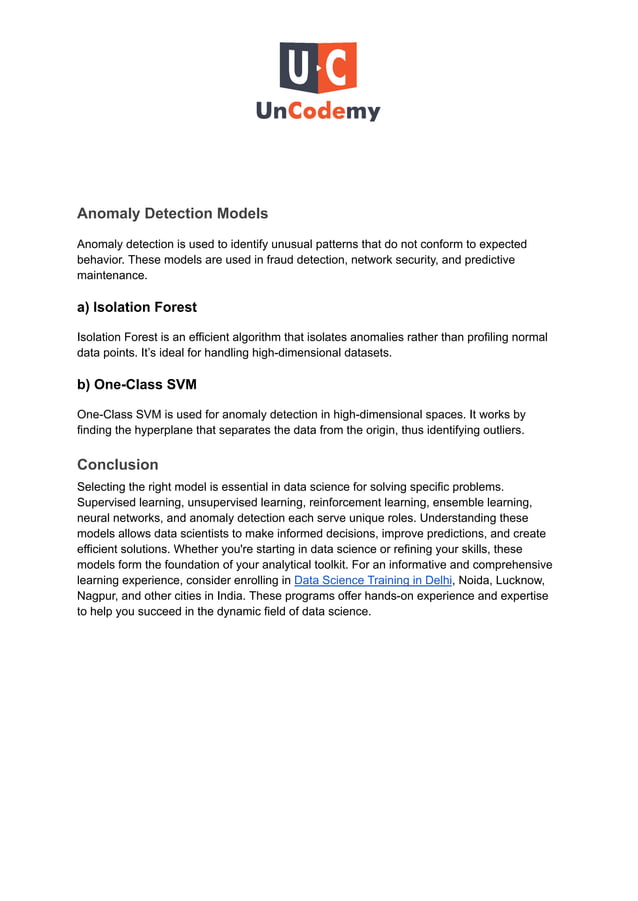 Different Types of Data Science Models You Should Know.pdf