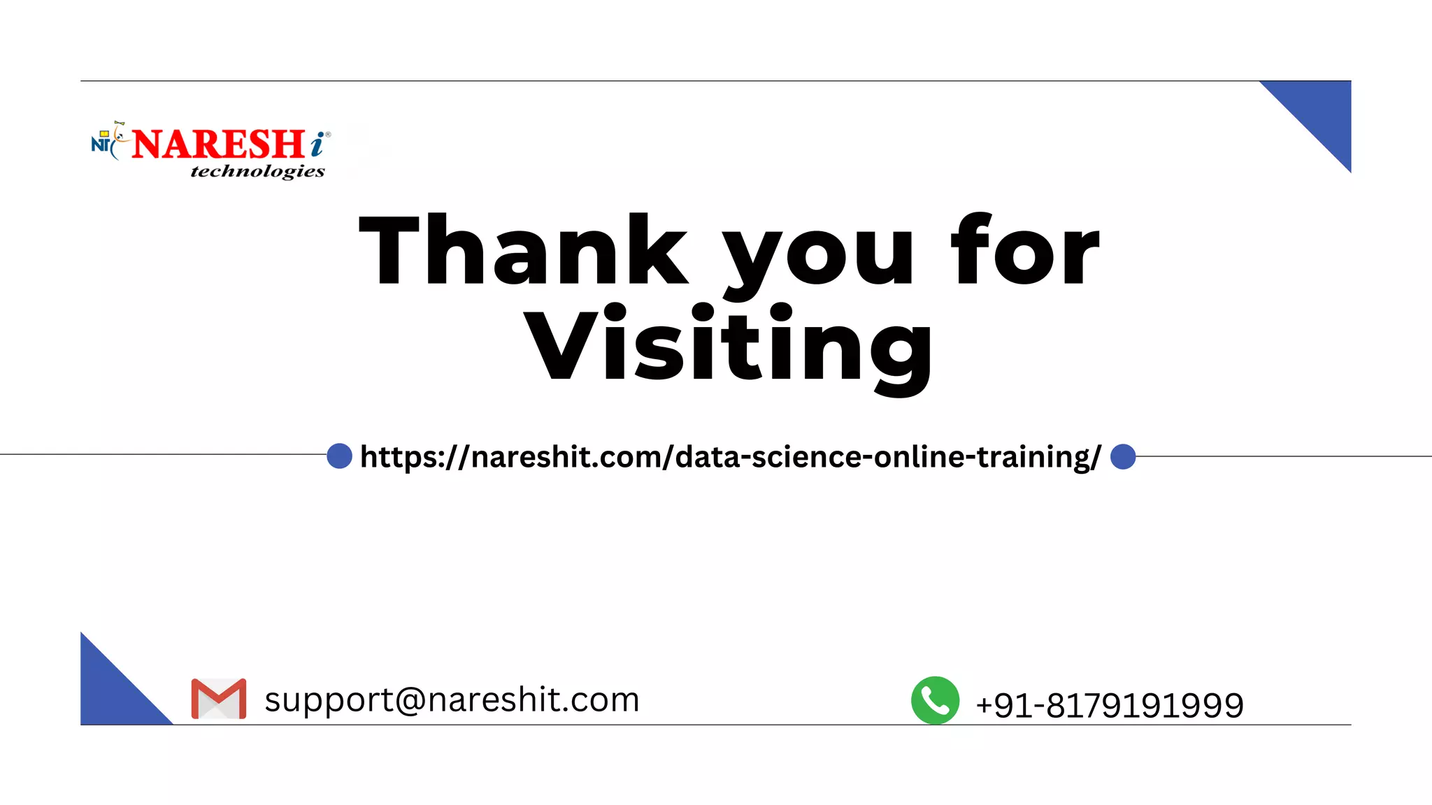 Different Types of Data Visualization in Data Science - NareshIT | PDF