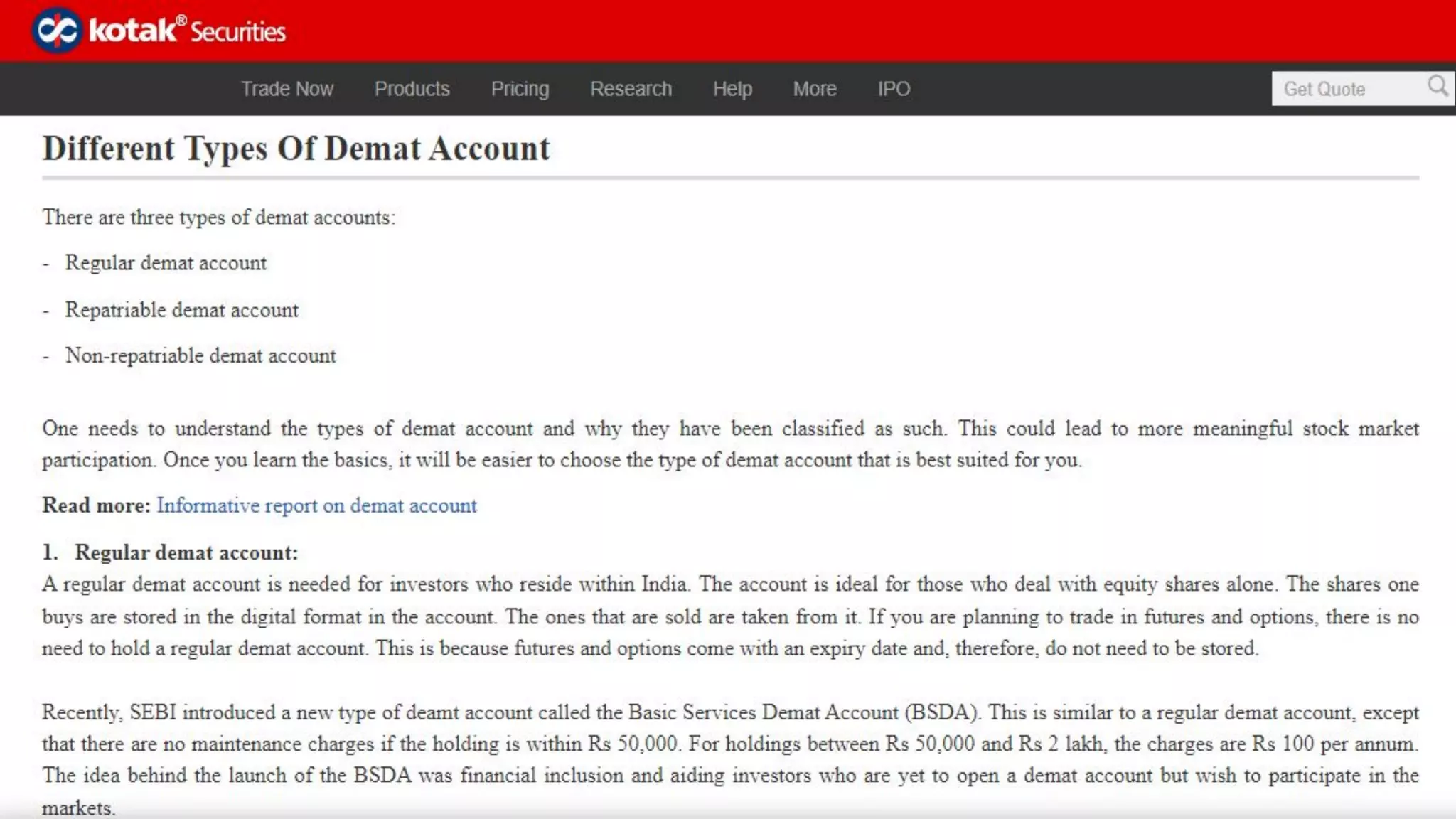 Different types of Demat Account.pdf