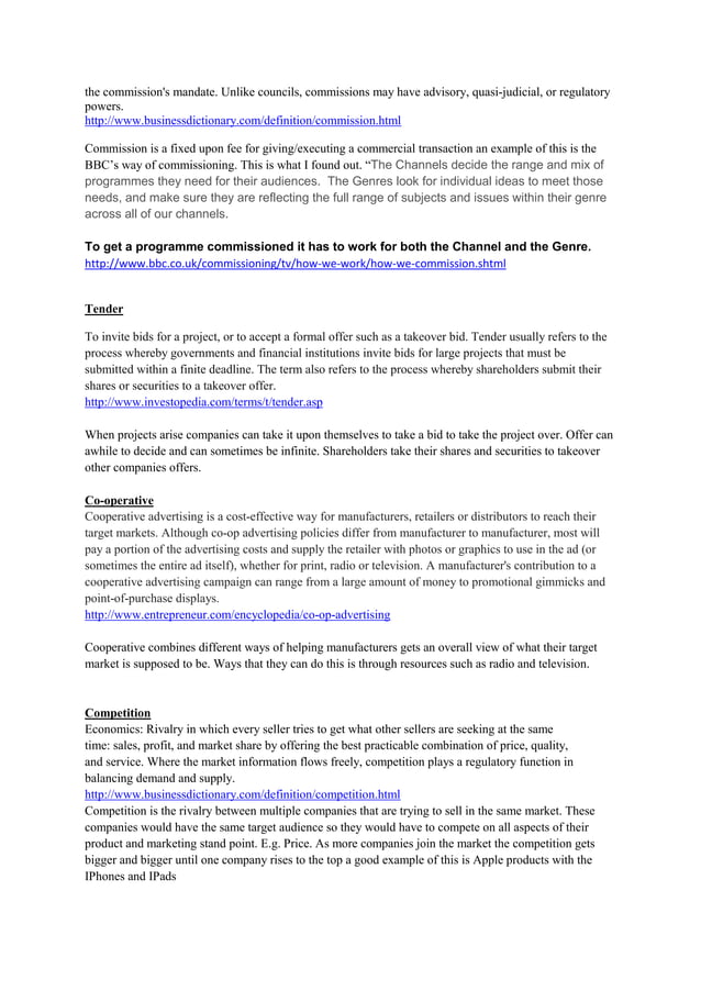 Different types of design briefs | DOCX