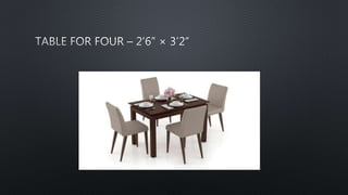 Different types of dining typology | PPT