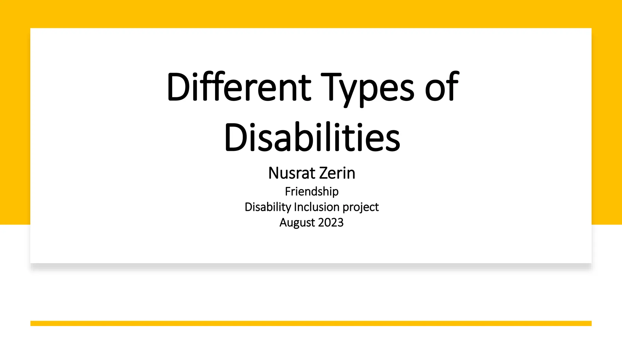 Presentation on Different Types of Disabilities.pptx