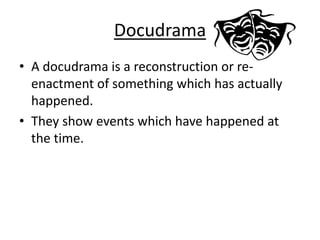 Types of Documentaries | PPT