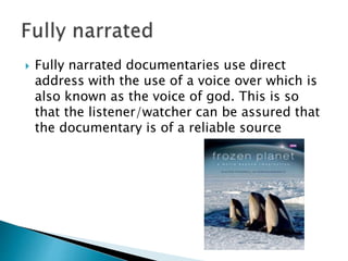 Different types of documentaries | PPT