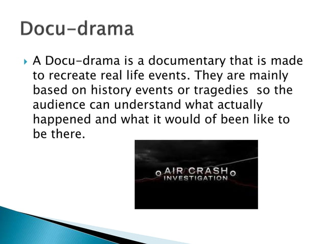 Different types of documentaries | PPT