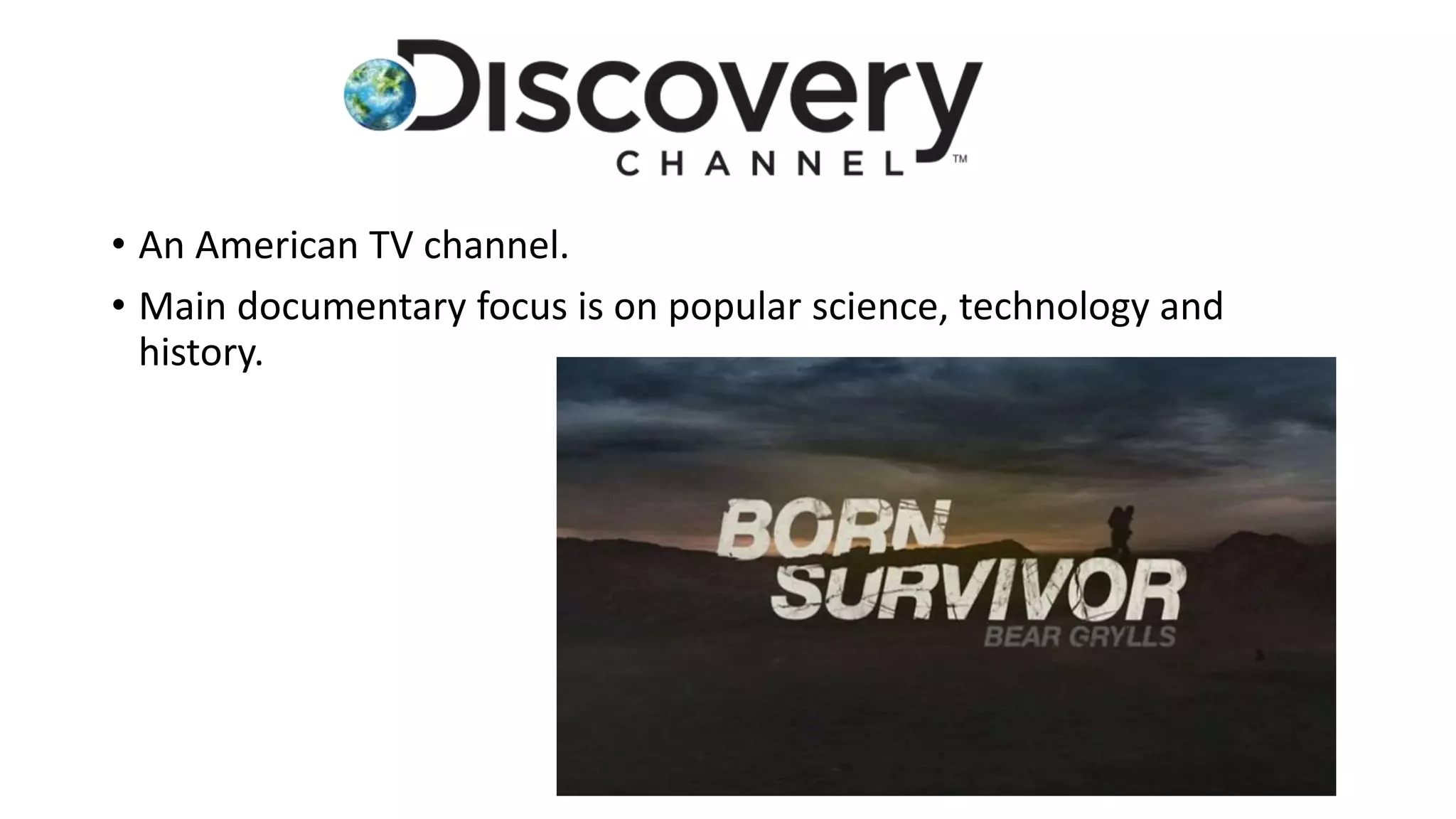 Different types of documentaries on different channels | PPT
