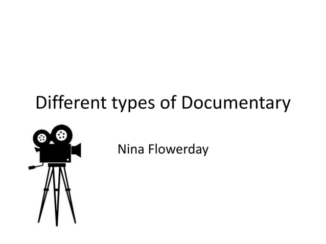 Different types of documentary | PPTX
