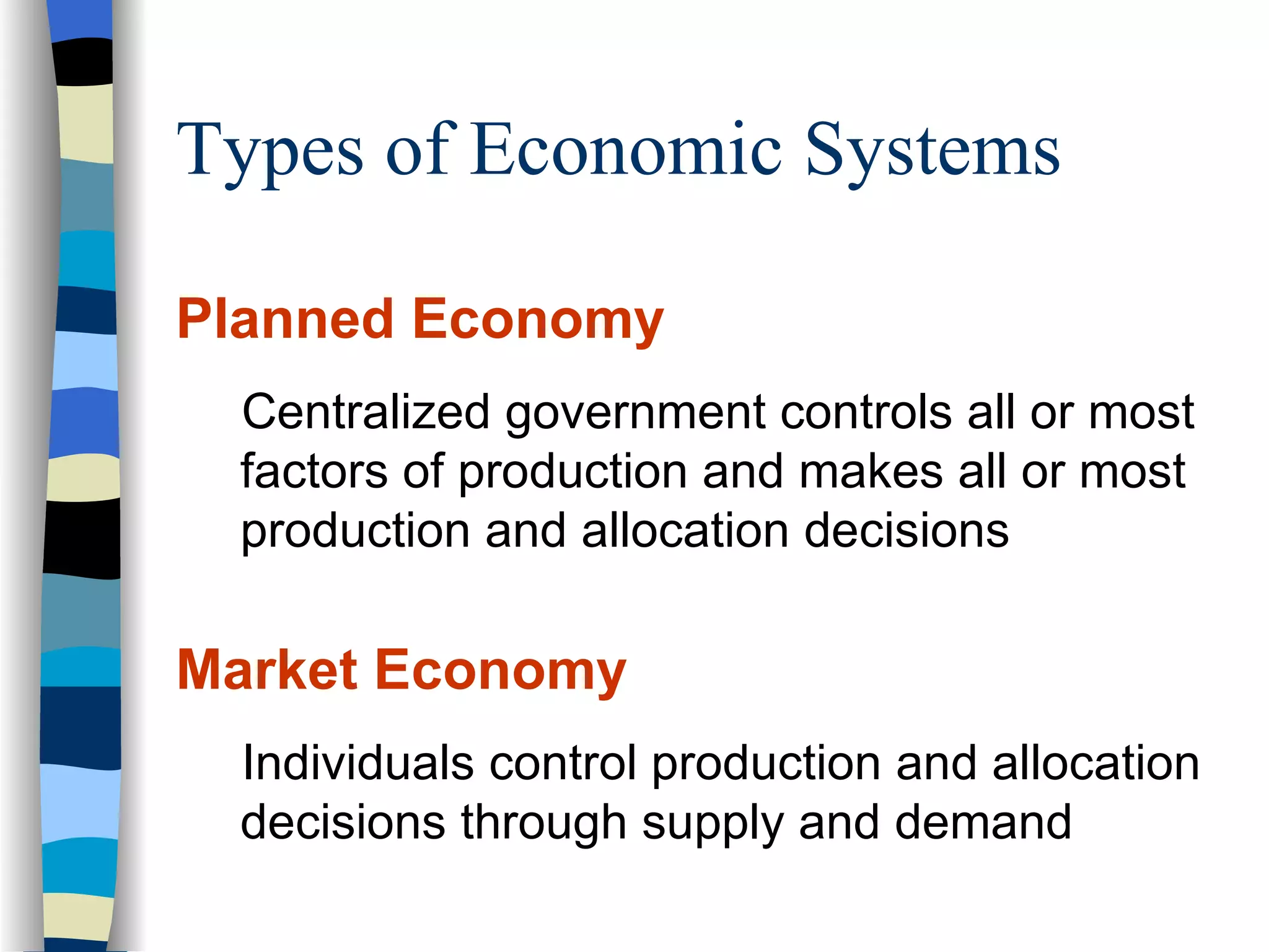 Different types of economic systems | PPT