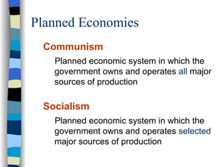 Different types of economic systems | PPT | Economy | Business and Finance
