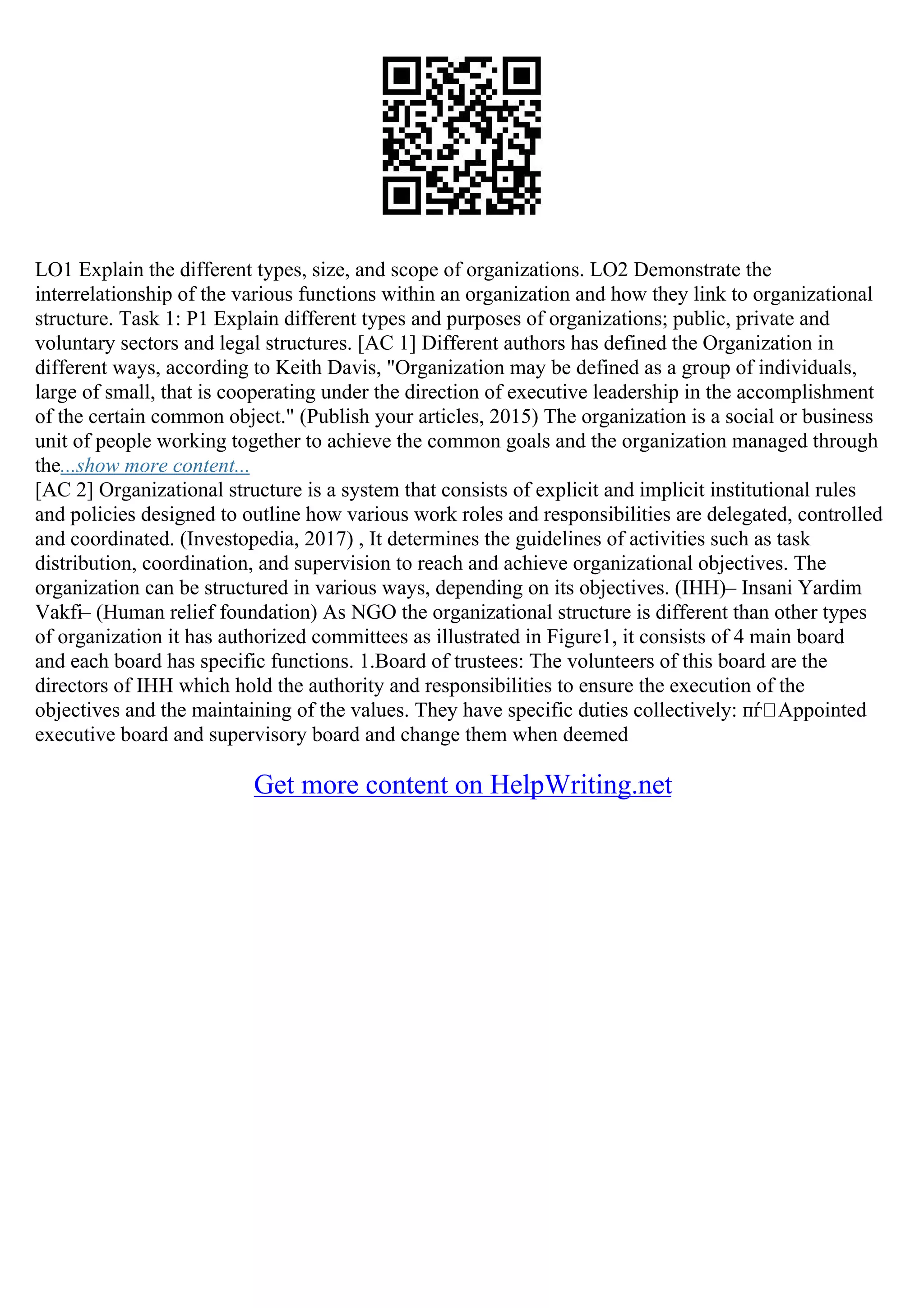 Different Types Of Essay Structures | PDF