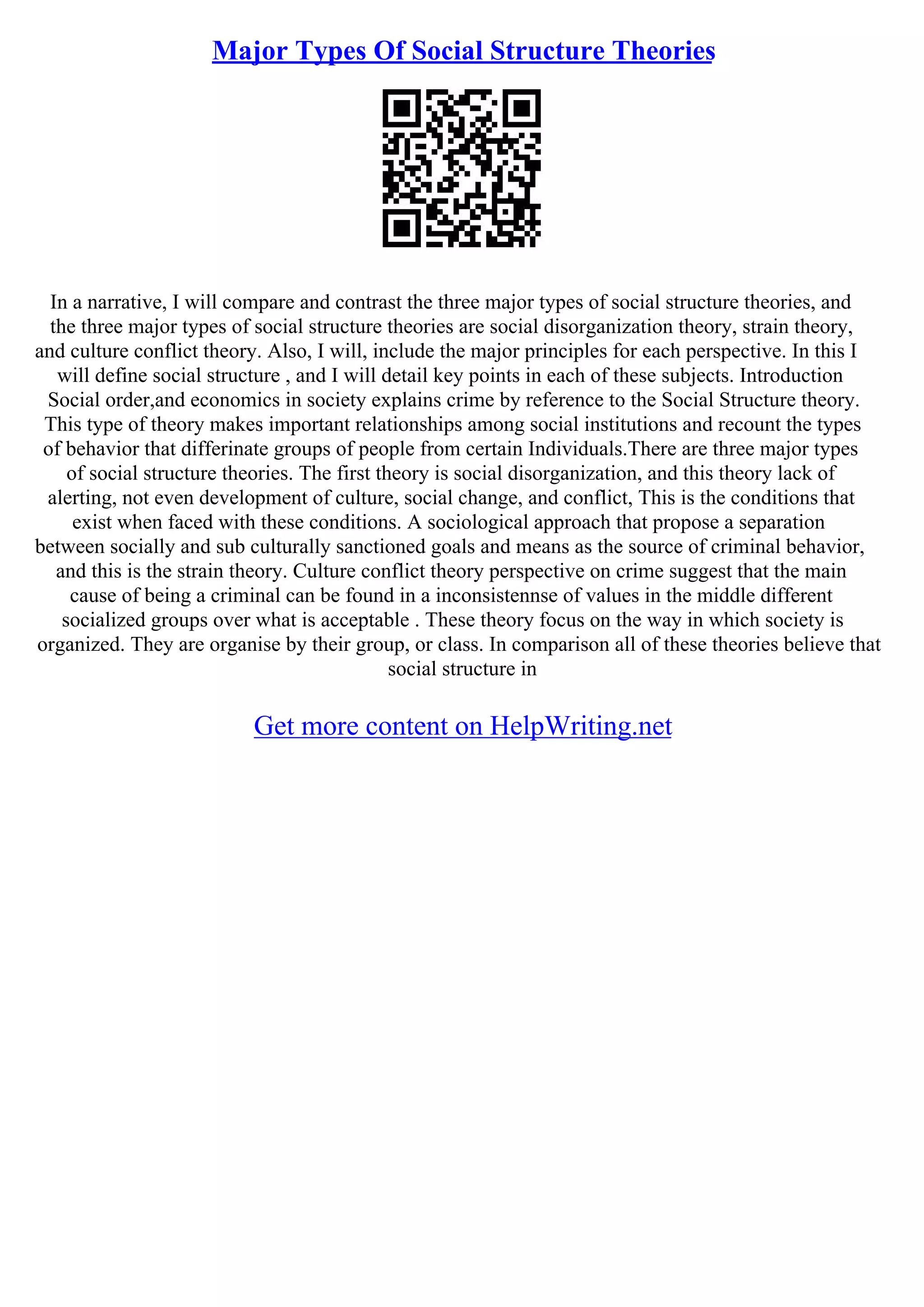 Different Types Of Essay Structures | PDF