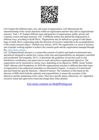 Different Types Of Essay Structures | PDF