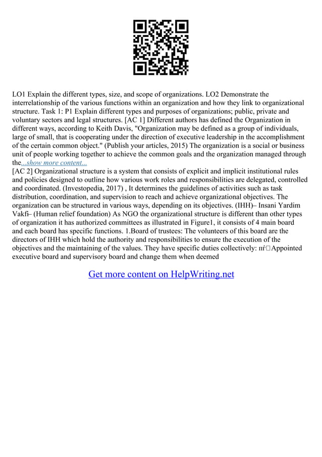 Different Types Of Essay Structures | PDF