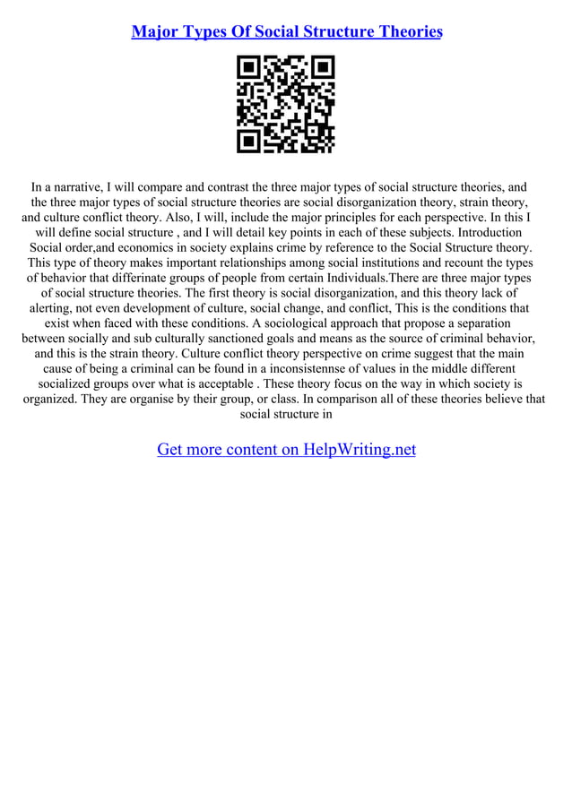 Different Types Of Essay Structures | PDF