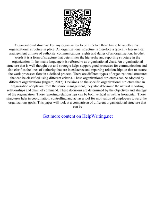 Different Types Of Essay Structures | PDF