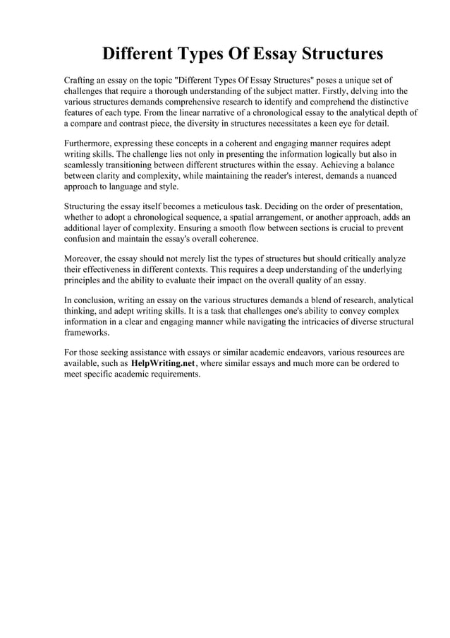 Different Types Of Essay Structures.pdf