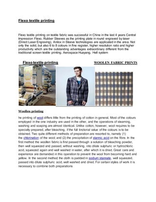 Different types of fabric prints | DOCX