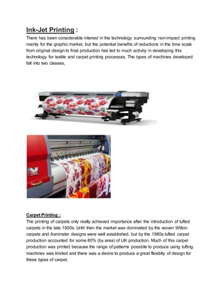 Different types of fabric prints | DOCX