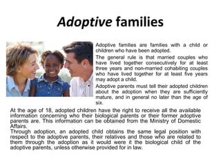 Different types of families | POT
