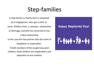 Different types of families | POT
