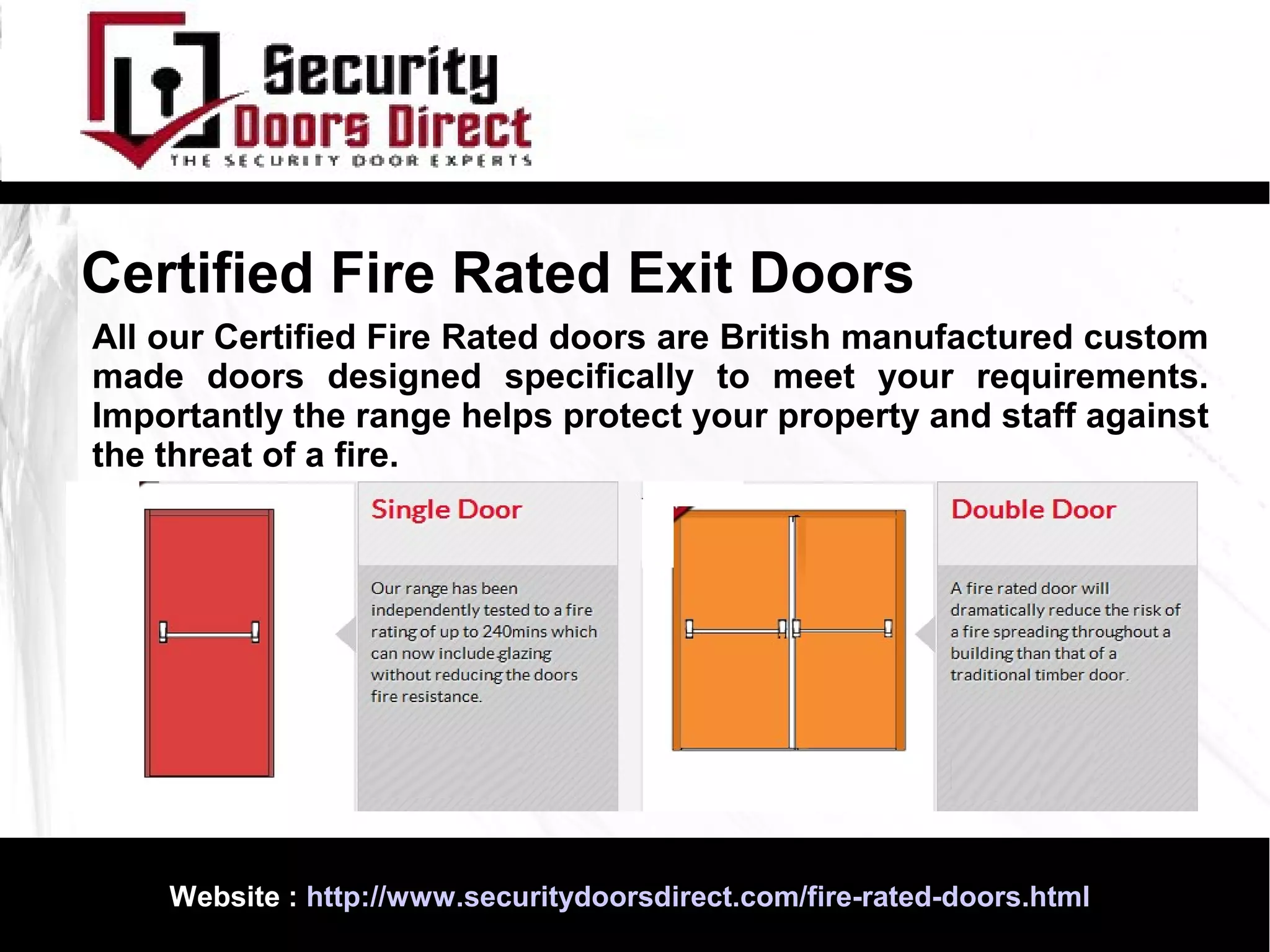 Different types of fire rated doors | PPT