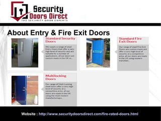 Different types of fire rated doors | PPT
