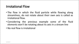 Different types of flows and lines in fluid flow. | PDF