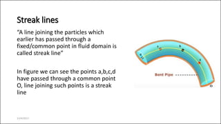 Different types of flows and lines in fluid flow. | PDF