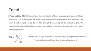 Different Types of Food Product Drying (Foam mat, heat pump and osmotic ...