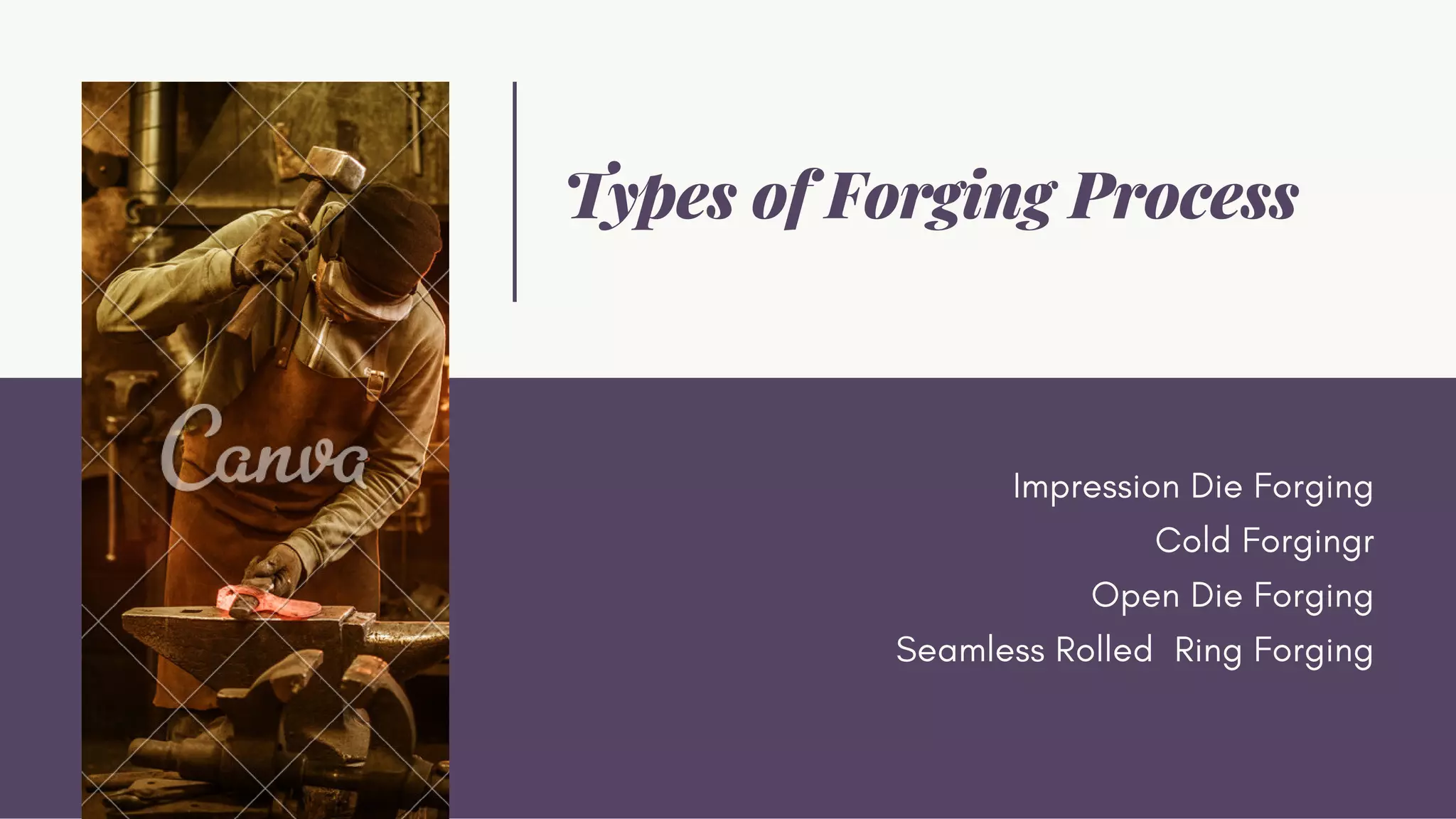 Different Types of Forging Process | PDF