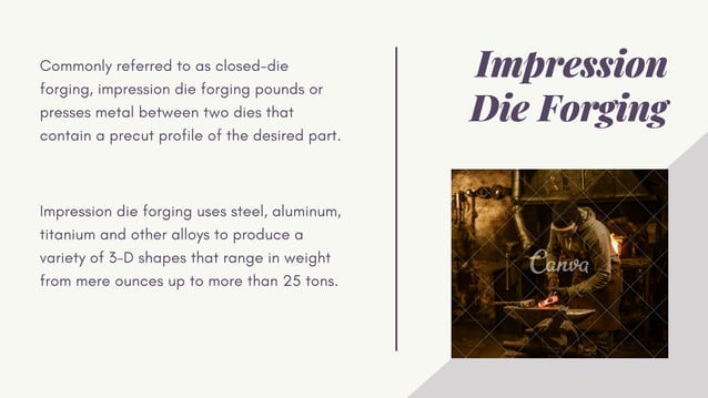Different Types of Forging Process | PDF