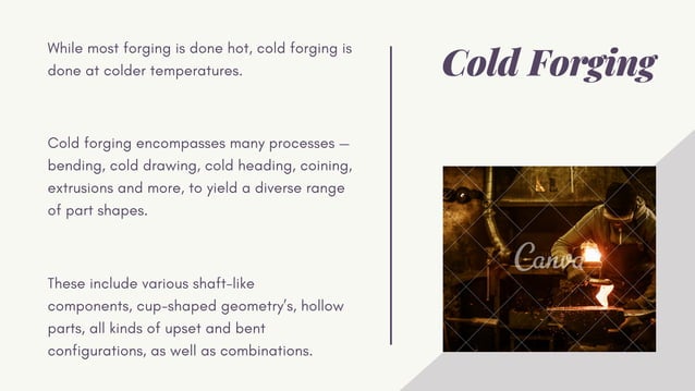 Different Types of Forging Process | PDF