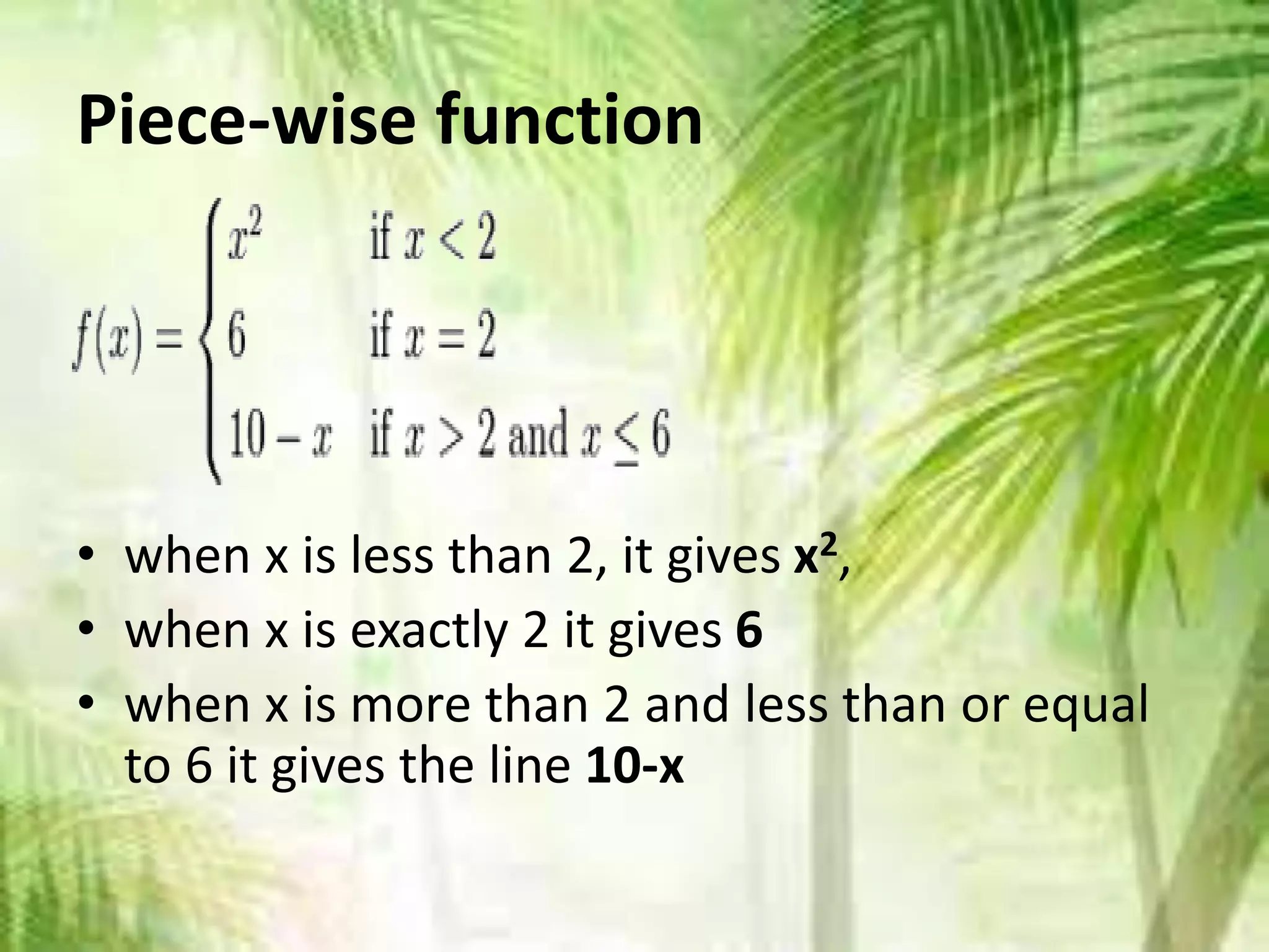 Different types of functions | PPTX | Computing | Technology & Computing