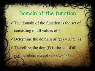 Different types of functions | PPTX