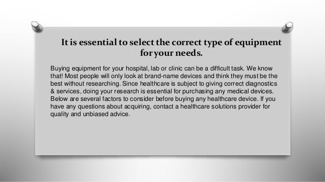 Different types of general medical equipment and their uses | PPT