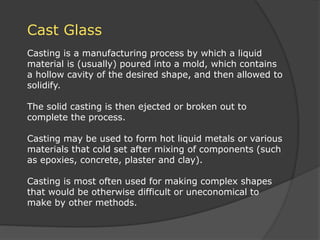 Different types of glasses | PPTX
