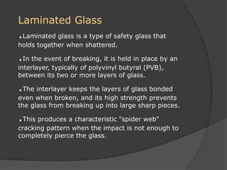 Different types of glasses | PPTX