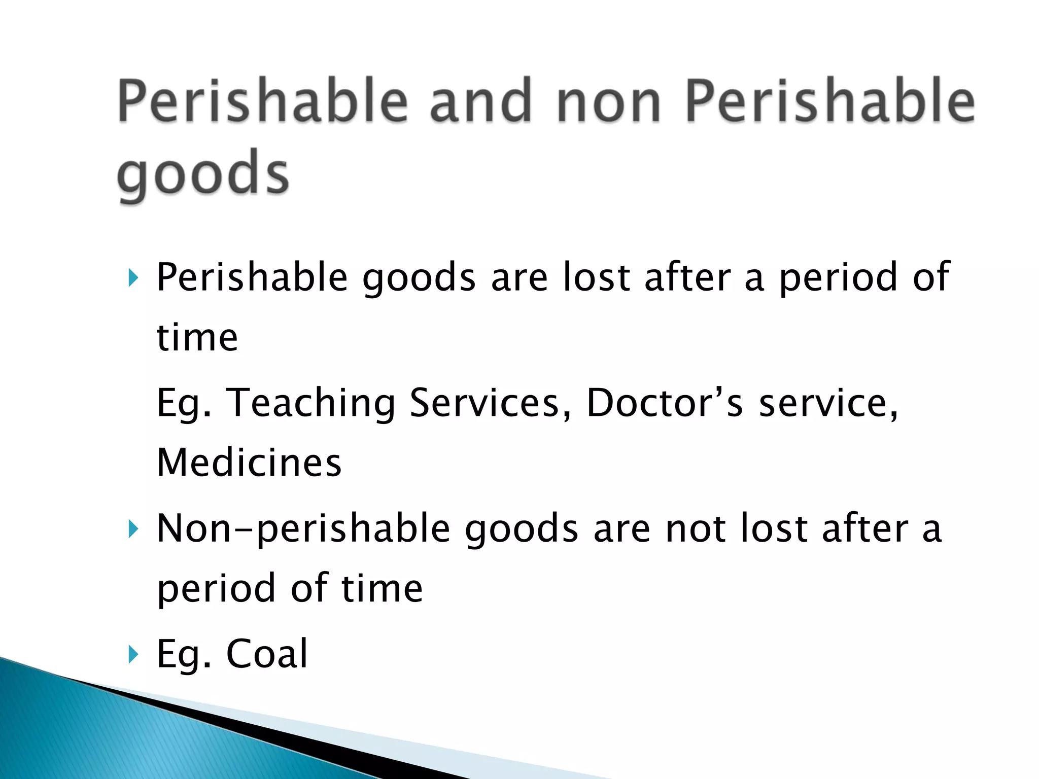 Different types of goods | PPT