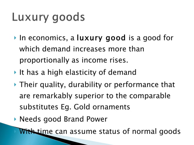 Different types of goods | PPT