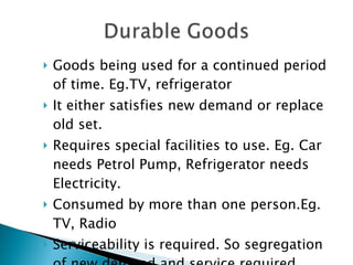Different types of goods | PPT