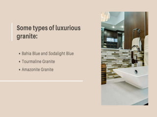 Different Types of Granite | PPTX